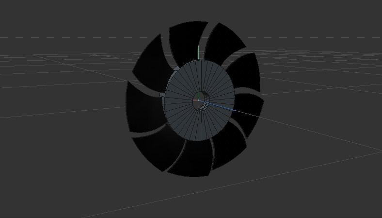 Fan wing free 3D model | CGTrader