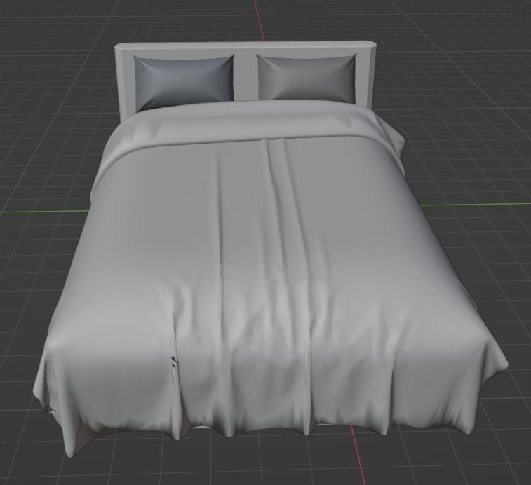 Realistic Bed 3D Model 3D model | CGTrader