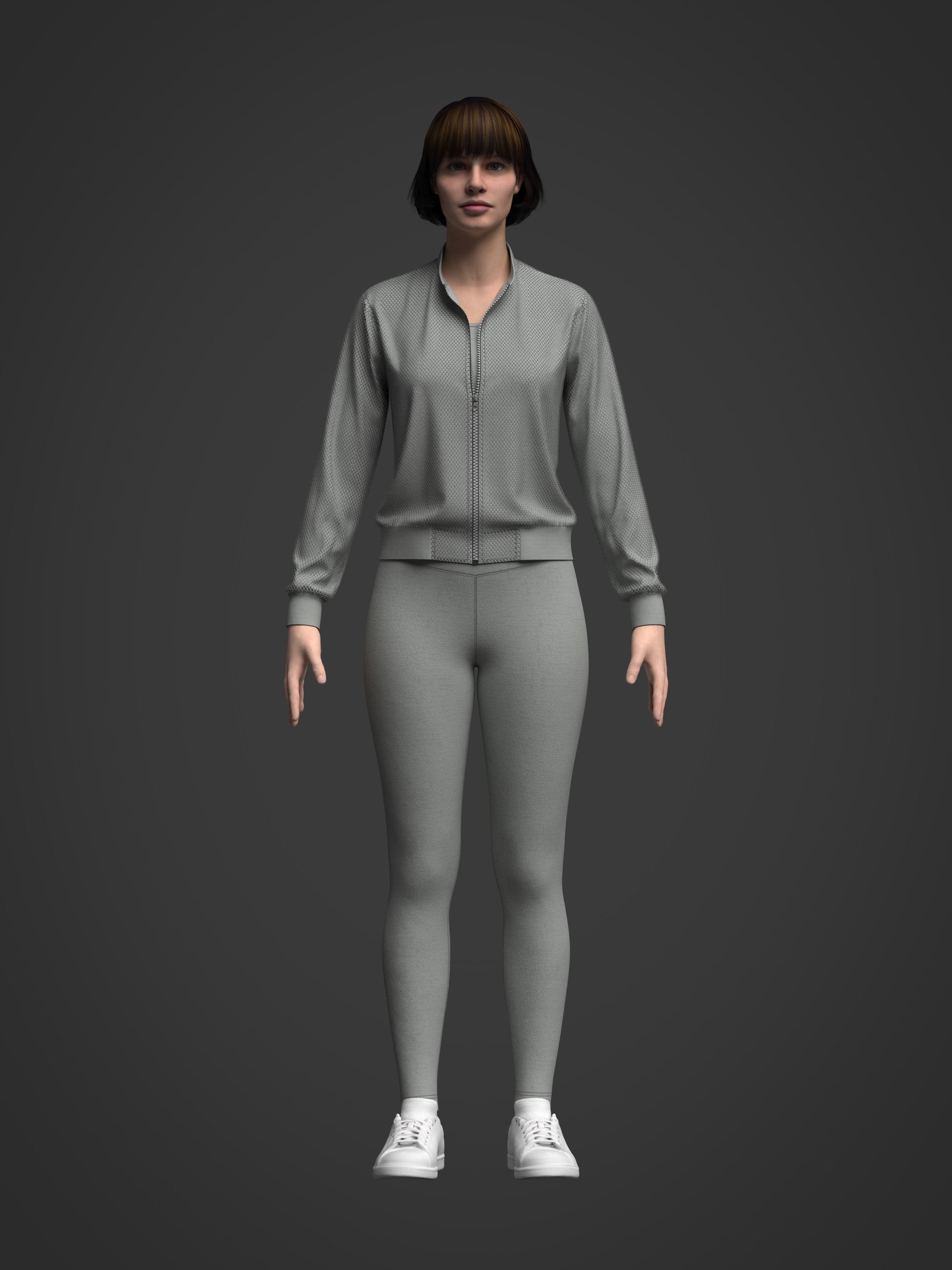 Womens Outfit 3d model 3D model | CGTrader