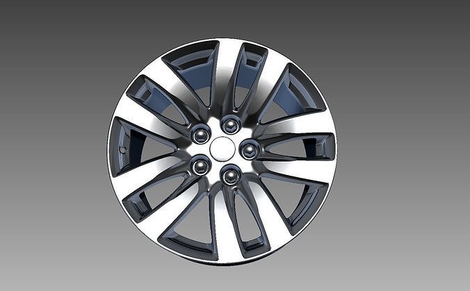wheel 3D model 3D printable | CGTrader