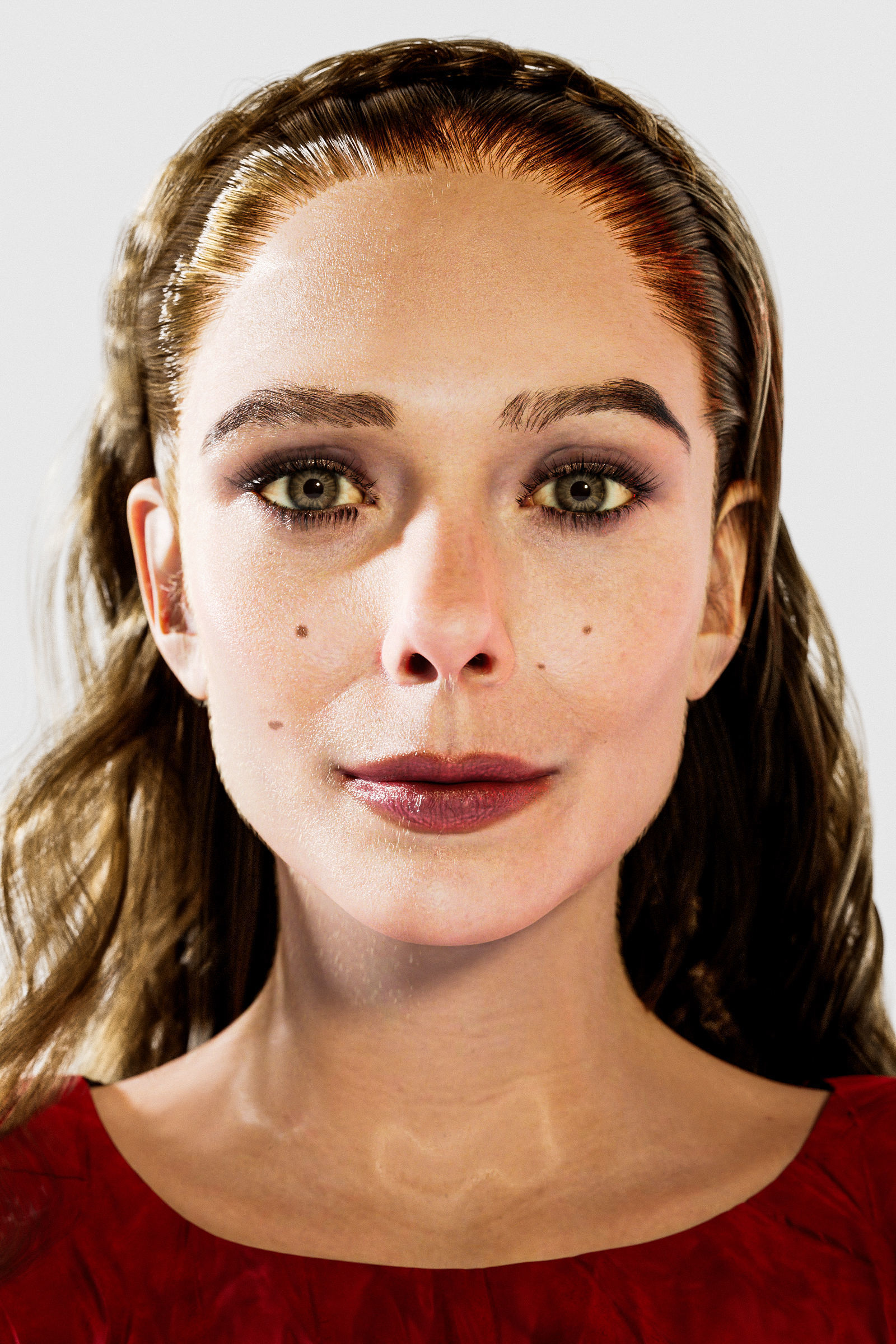 Elizabeth Olsen 3D Model 3D model rigged | CGTrader