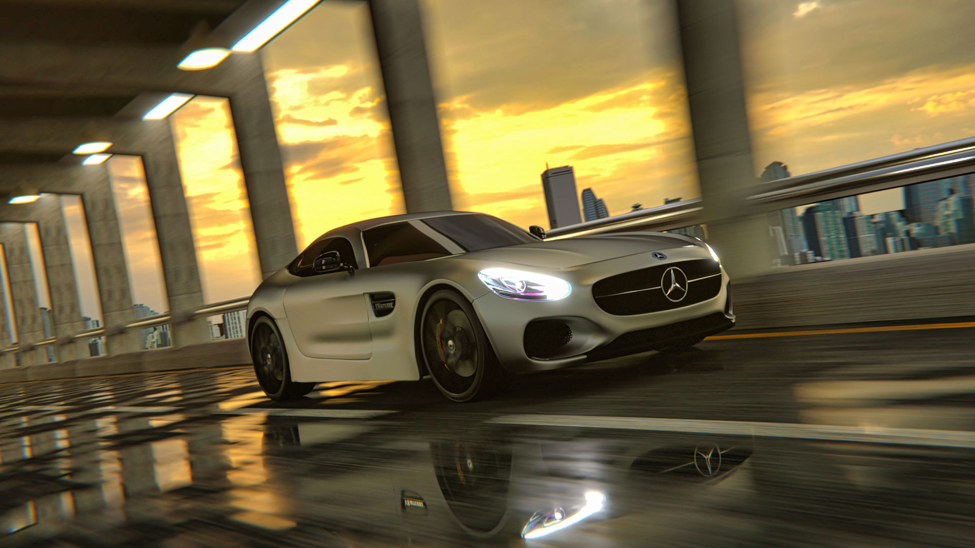 Car Animation Scenery free 3D model animated | CGTrader