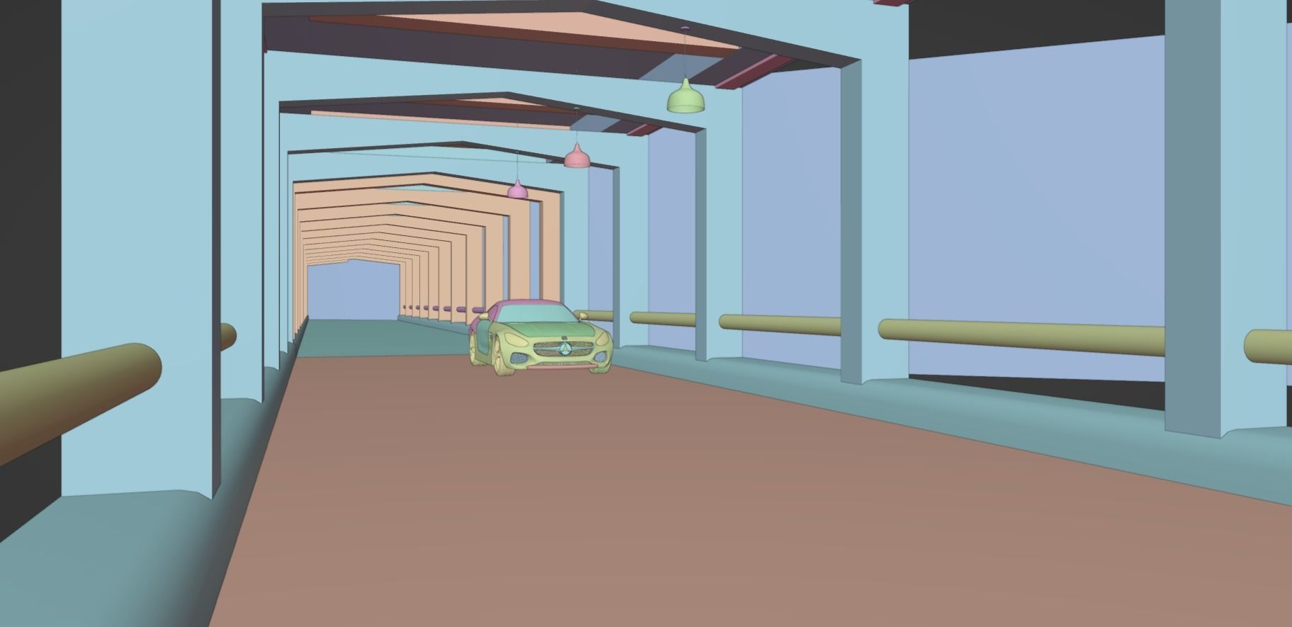Car Animation Scenery free 3D model animated | CGTrader