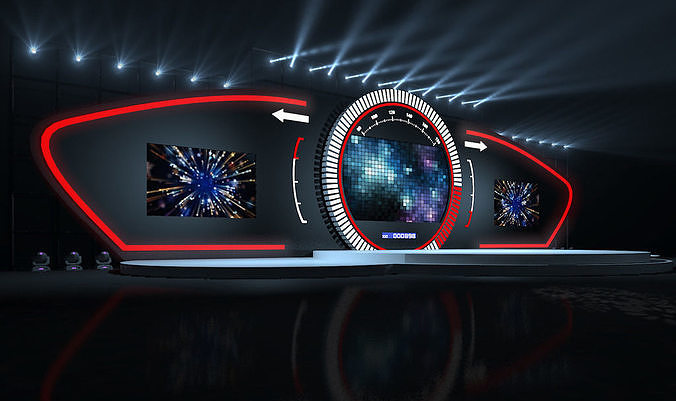 3DS Max 2014 Stage Concert 20 3D model | CGTrader