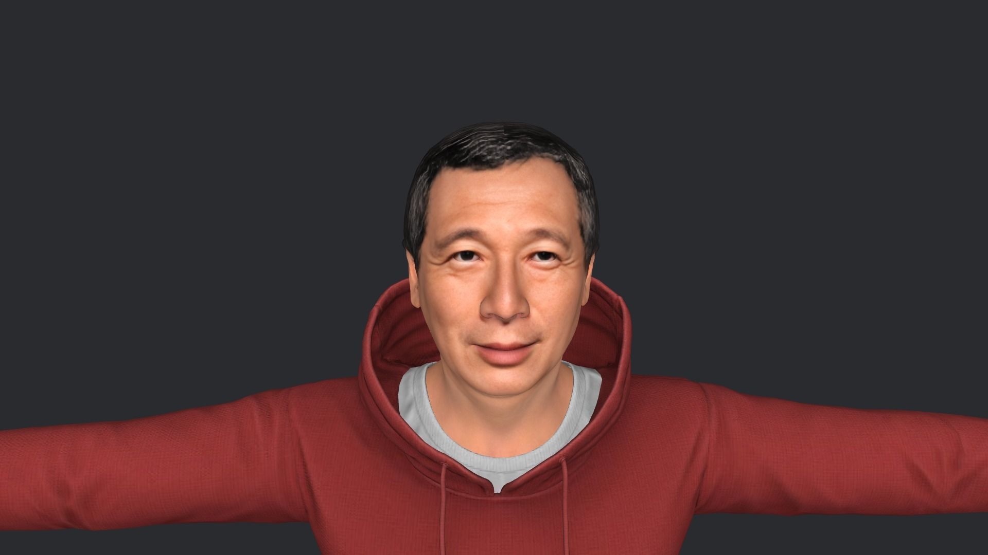 Lee Hsien Loong Hyper Realistic Full Body Rigged Character 3D model ...
