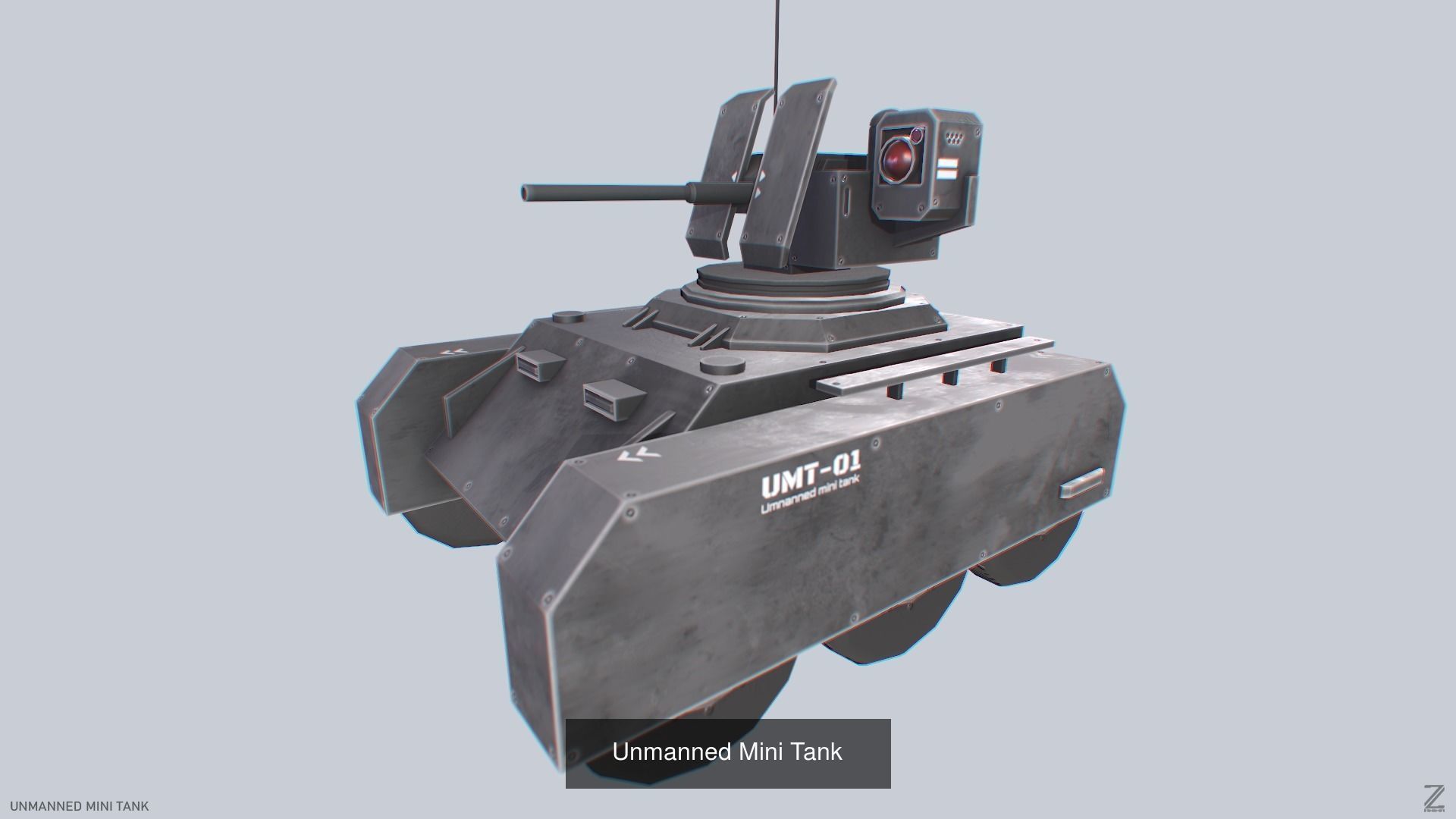 Unmanned Mini Tank collection VR / AR / low-poly | CGTrader