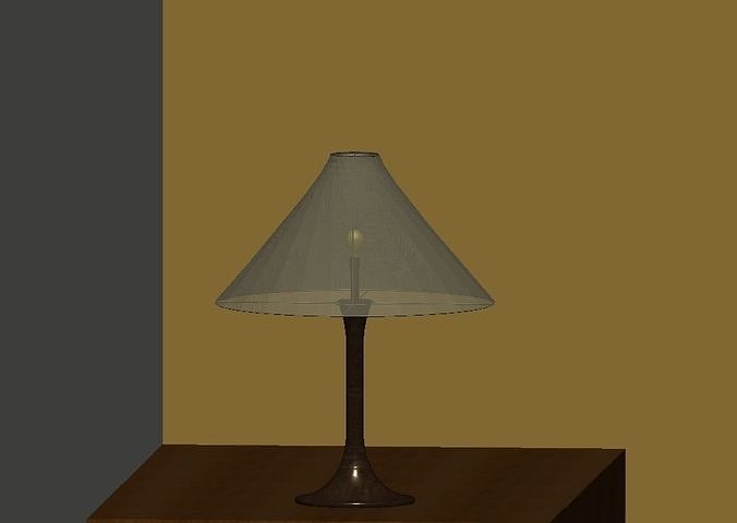 Wooden Lamp 3D model free 3D model | CGTrader