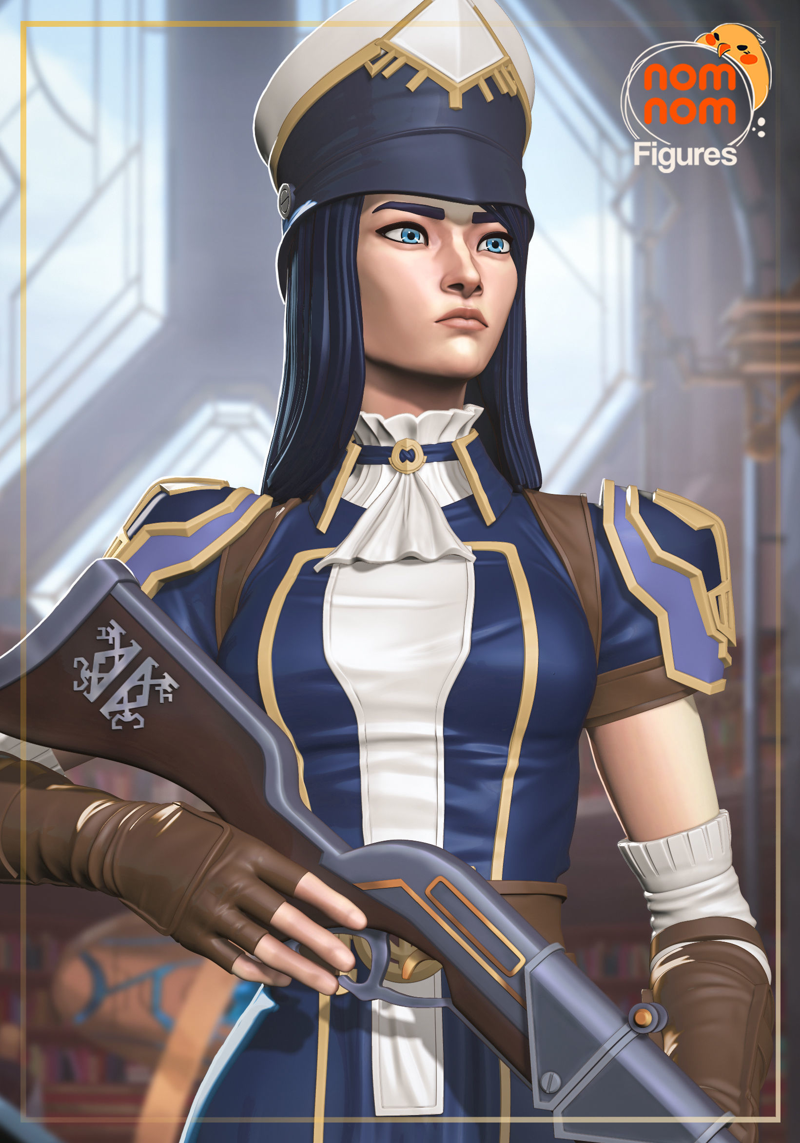 Caitlyn from Arcane 3D model 3D printable | CGTrader