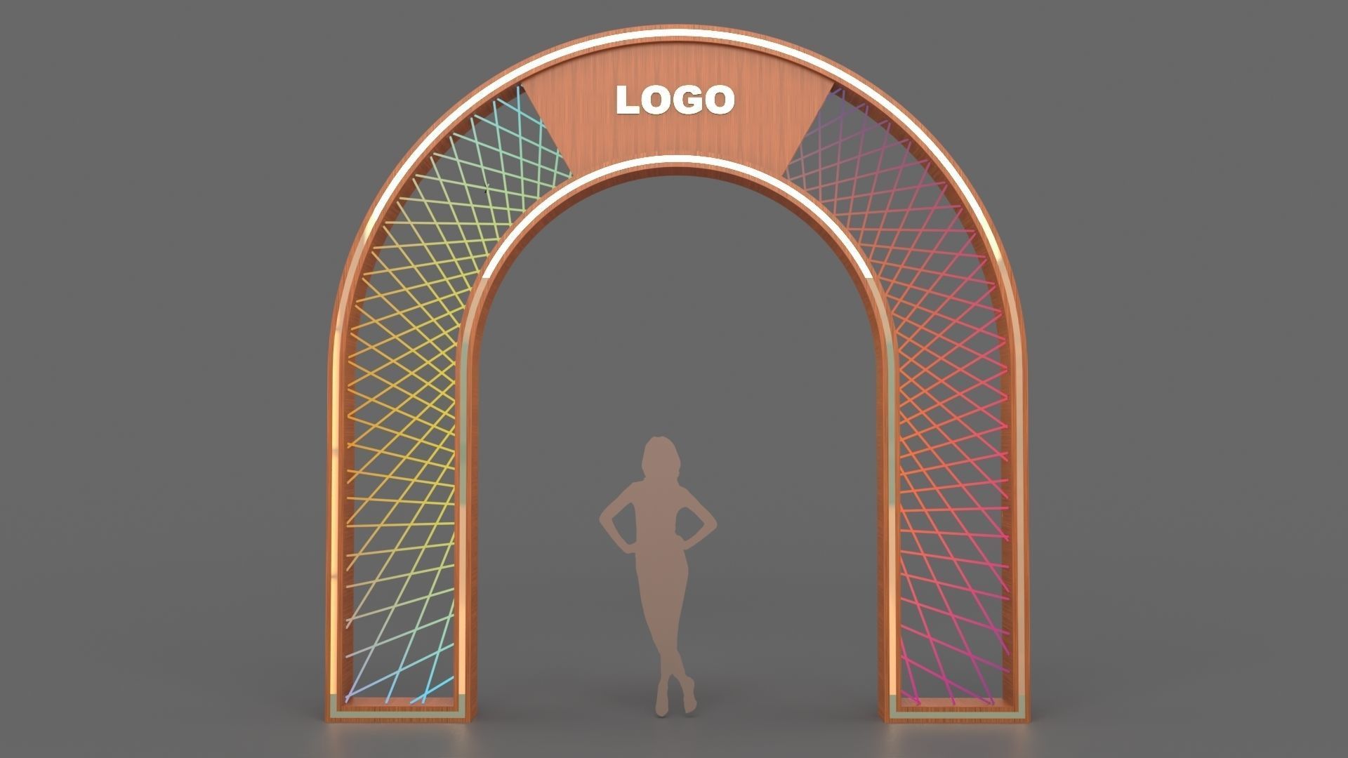 Entry arch 3D model | CGTrader