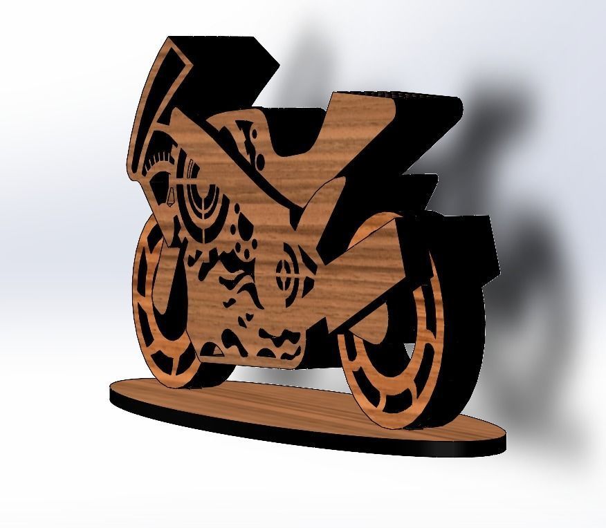 motorcycle laser cutter model 3D model 3D printable | CGTrader