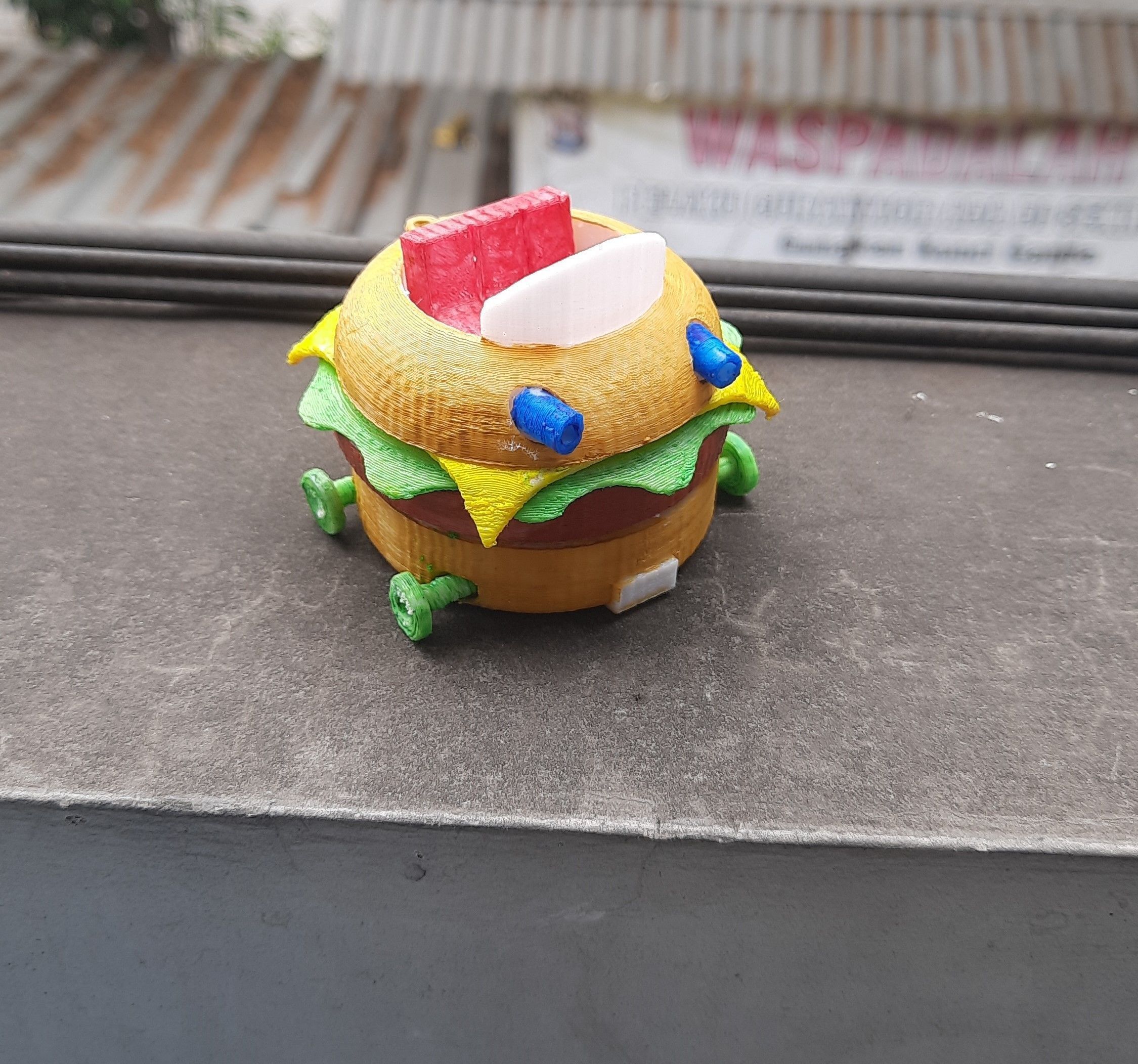 Krabby Patty Car 3D model 3D printable | CGTrader