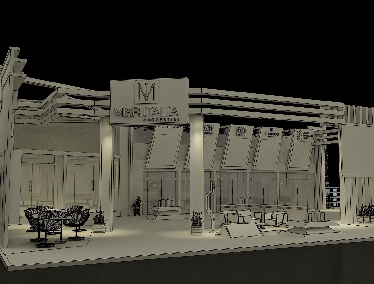 Booth Exhibition Stand a273 3D model | CGTrader