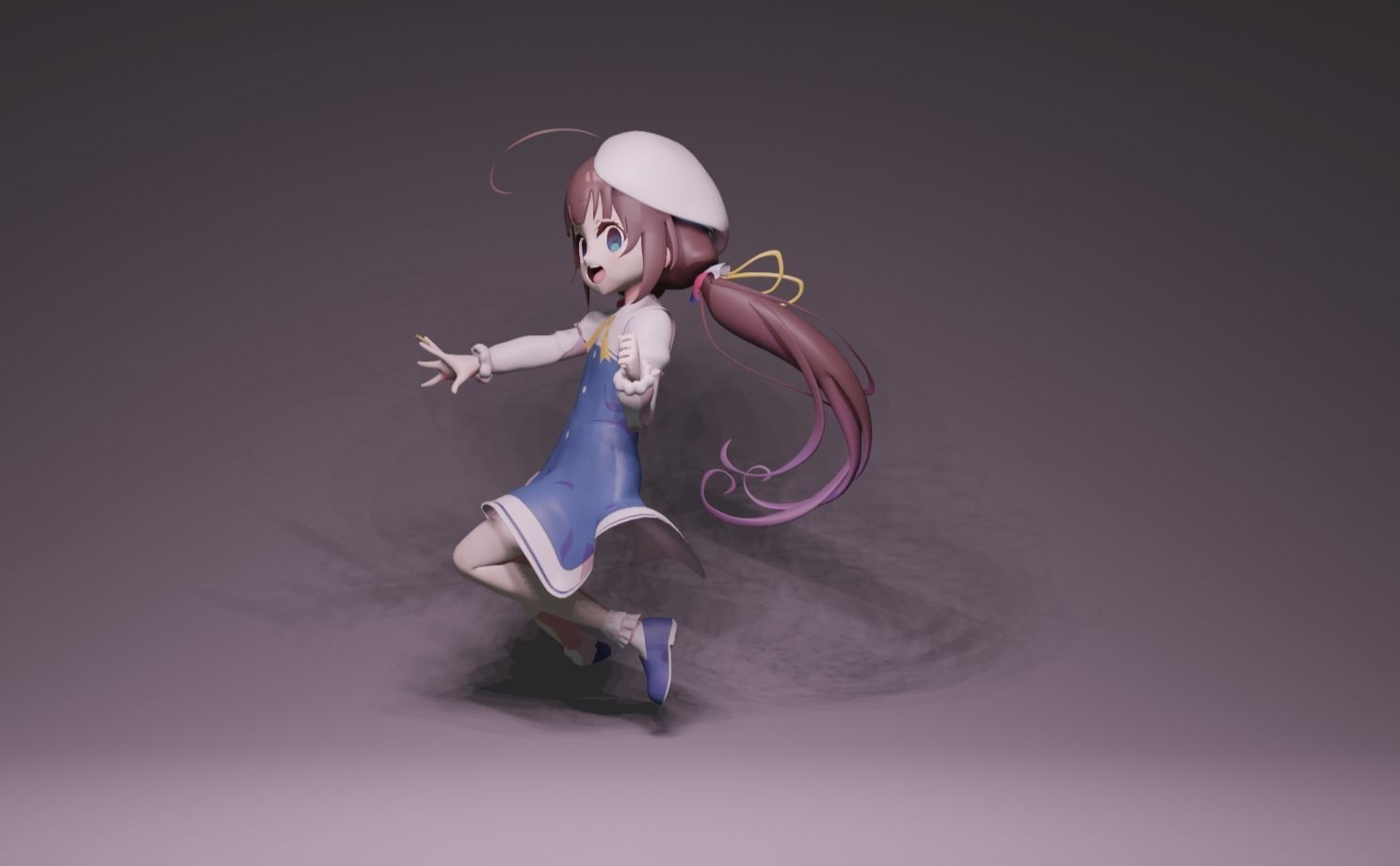 Anime Character - Ryuuou No Oshigoto AI 3D model | CGTrader