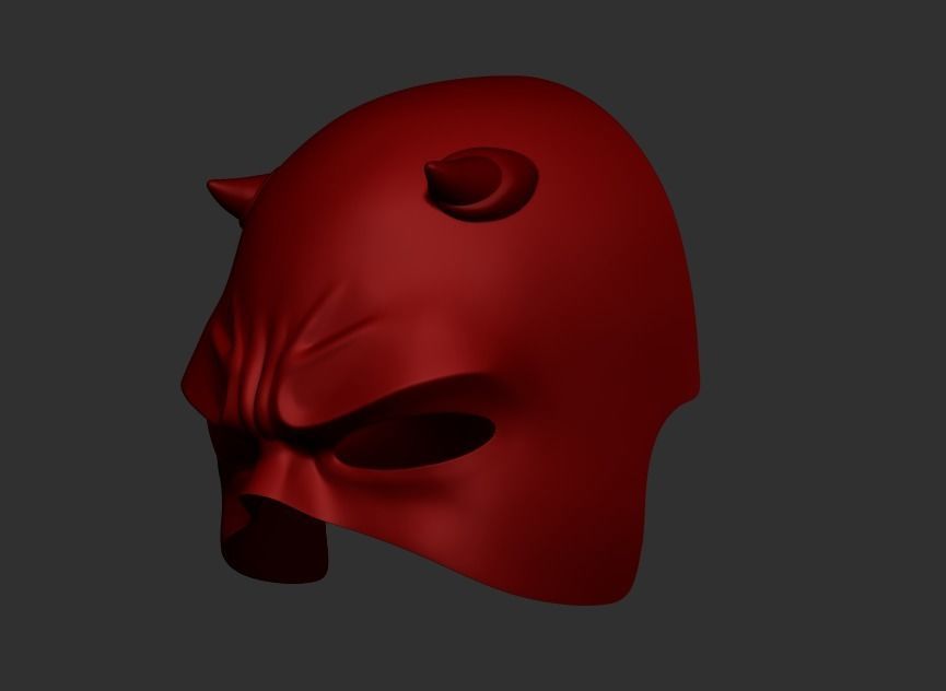 Daredevil Faceshell 2003 3D model 3D printable | CGTrader