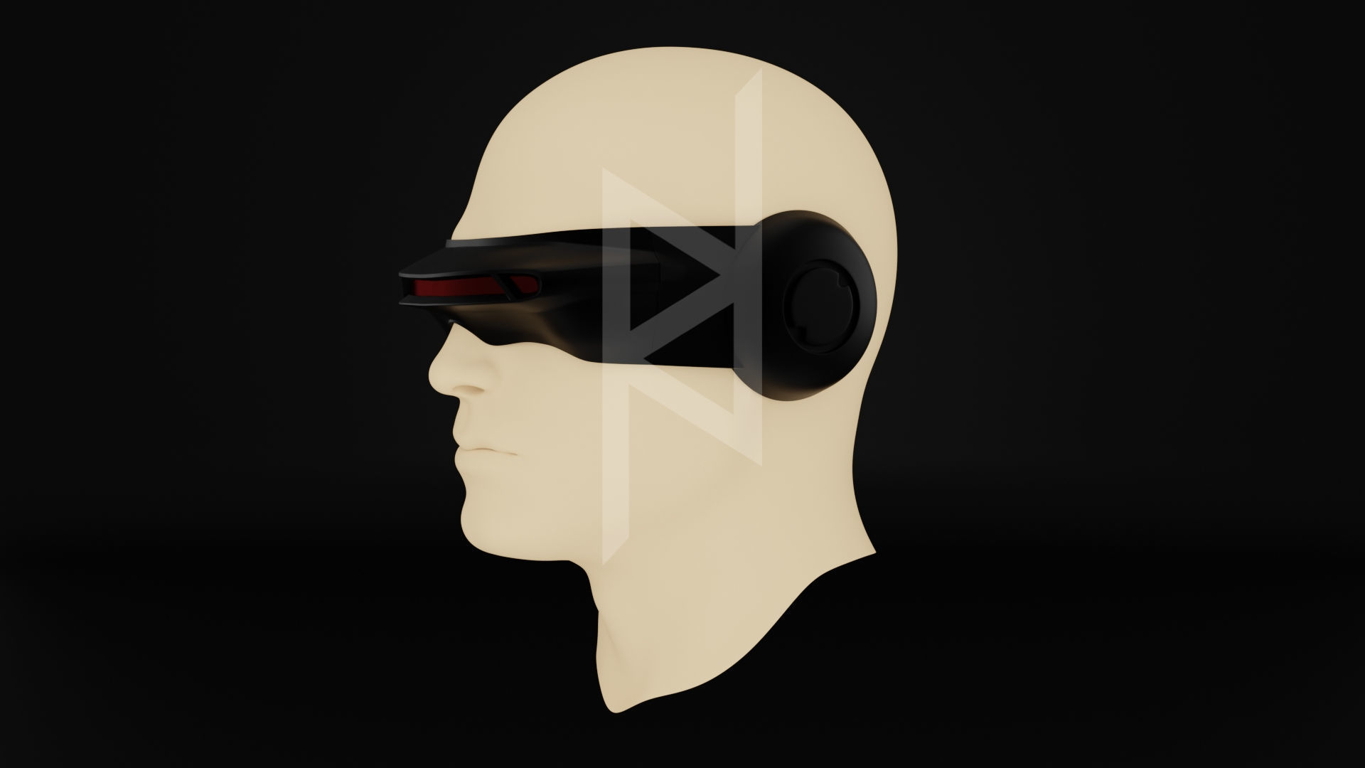 X-men Cyclops Visor James Marsden 3D model 3D printable | CGTrader
