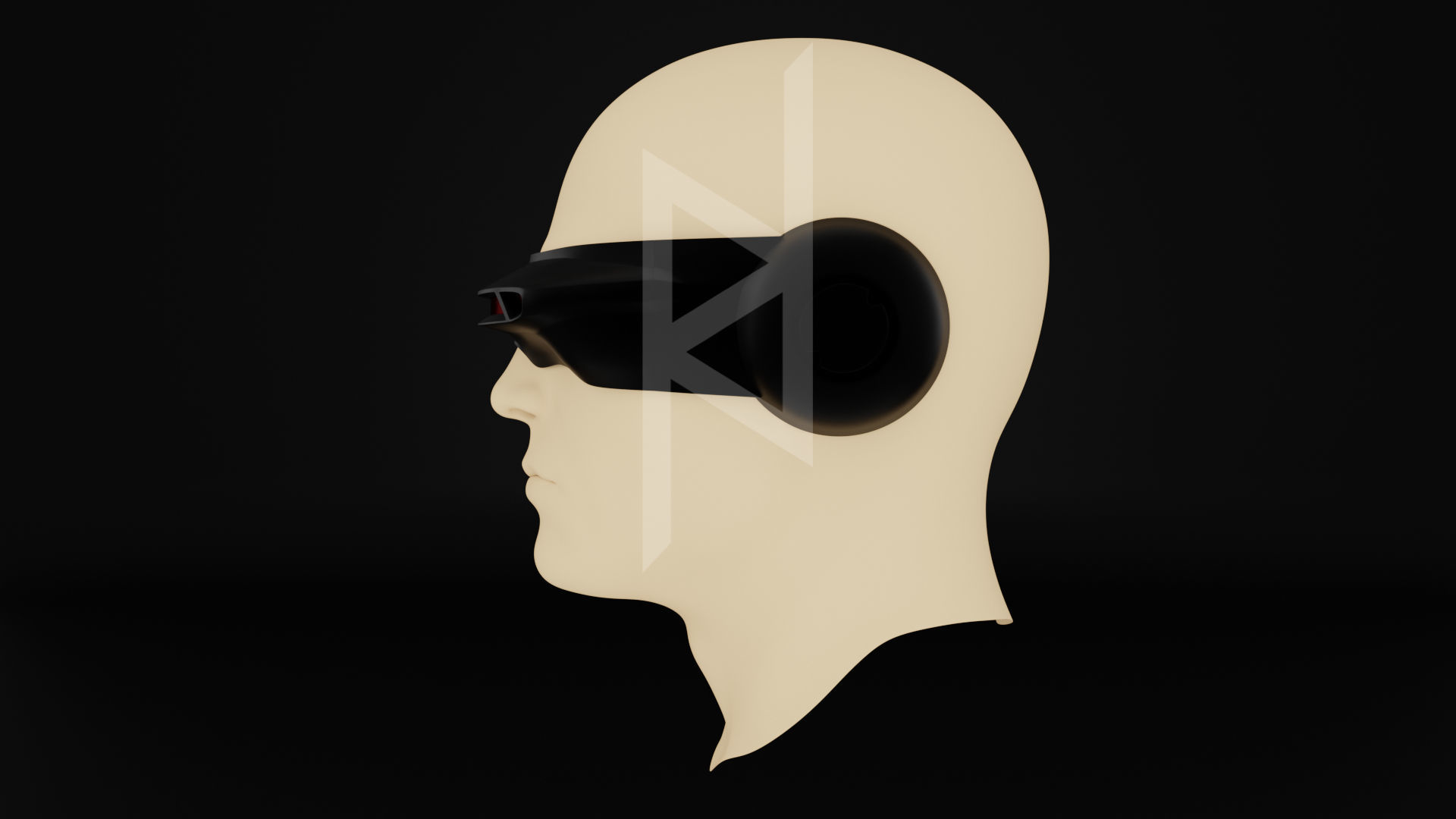 X-men Cyclops Visor James Marsden 3D model 3D printable | CGTrader