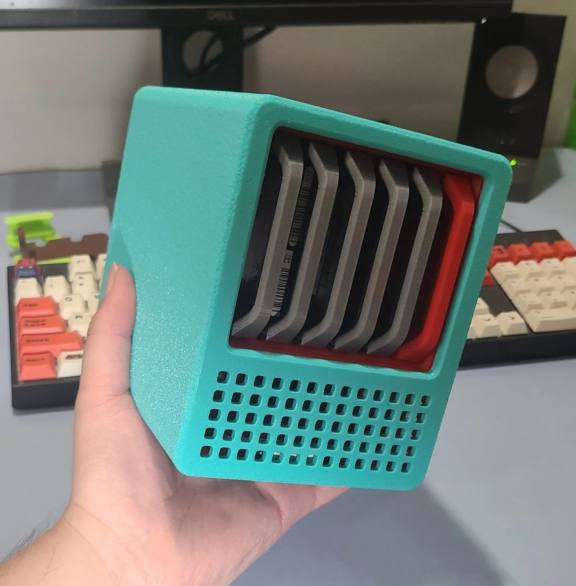 DIY Mini NAS Chassis 3D model 3D printable | CGTrader