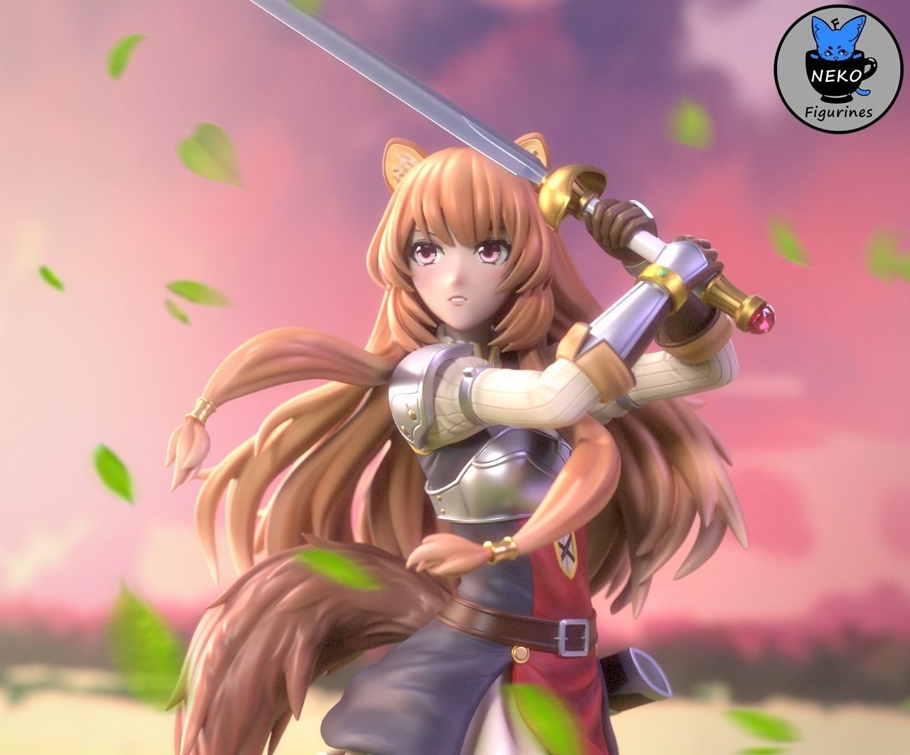 Raphtalia - Shield Hero Anime Figurine for 3D Printing 3D model 3D ...