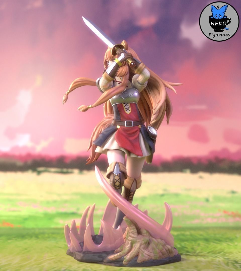 Raphtalia - Shield Hero Anime Figurine for 3D Printing 3D model 3D ...
