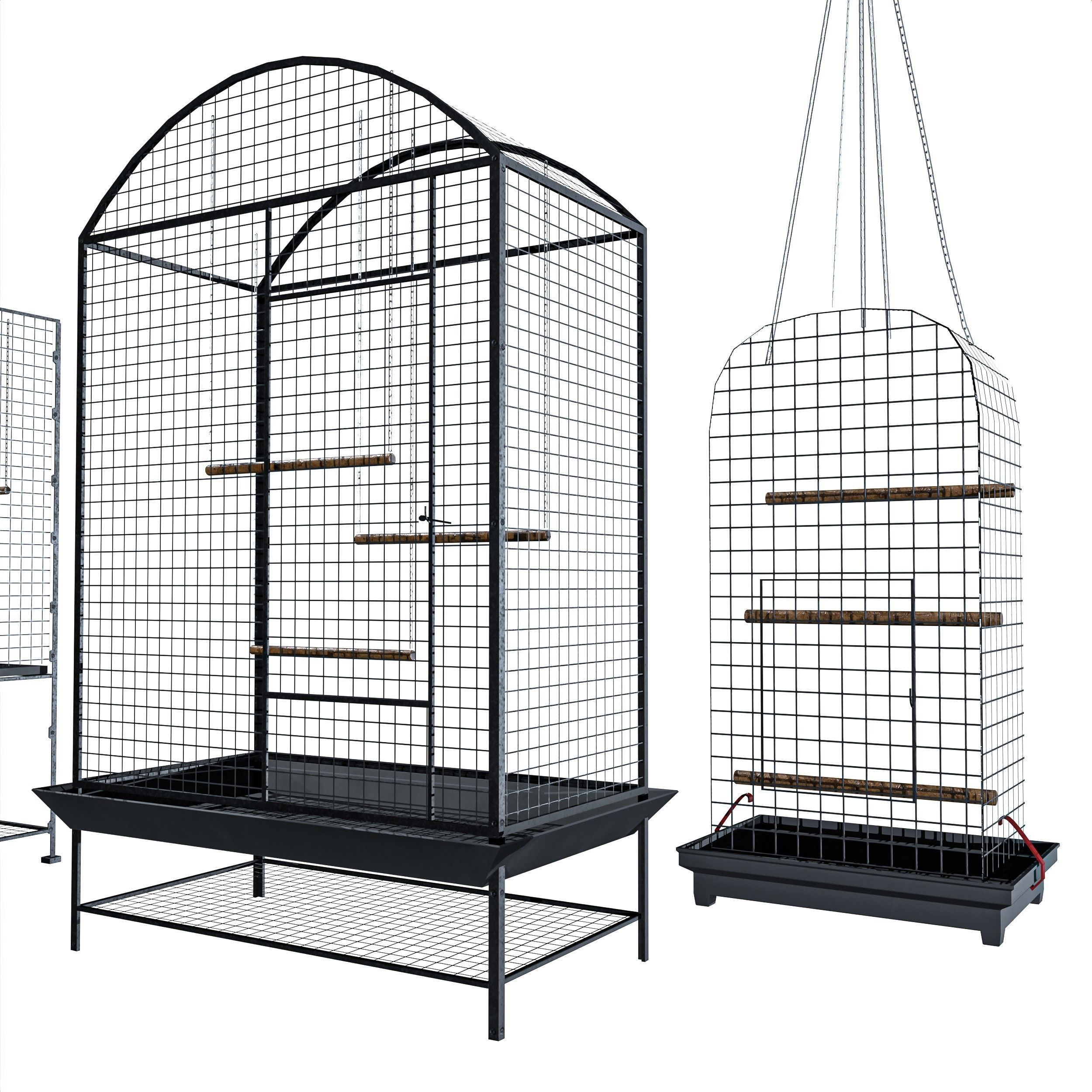 3D model Bird Cage Pack VR / AR / low-poly | CGTrader