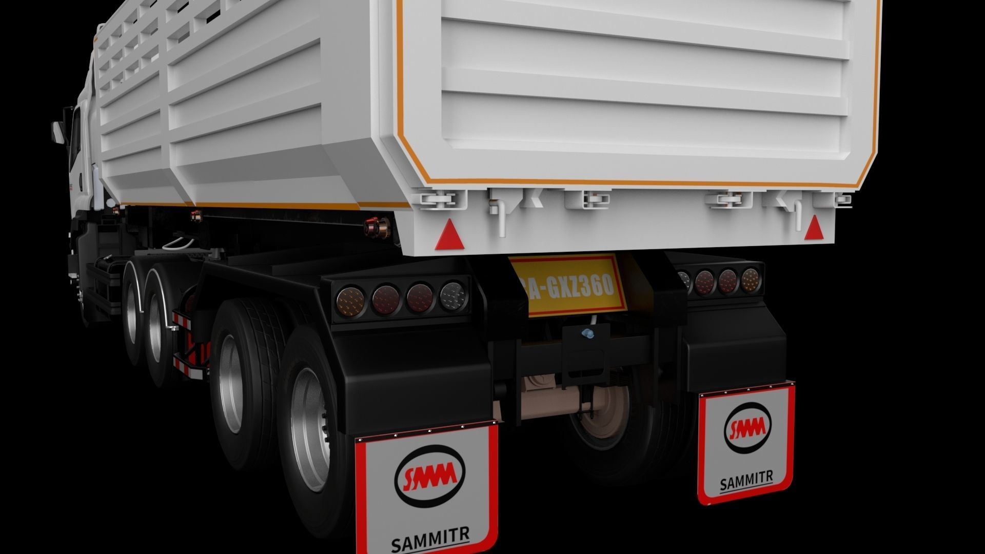 ISUZU DECA-GXZ360 Dump 3D model | CGTrader