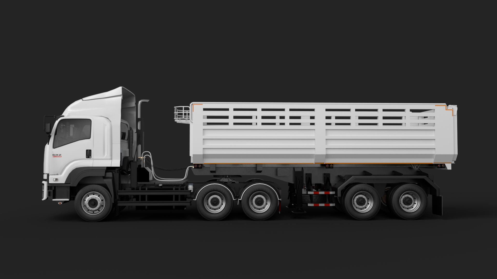 ISUZU DECA-GXZ360 Dump 3D model | CGTrader