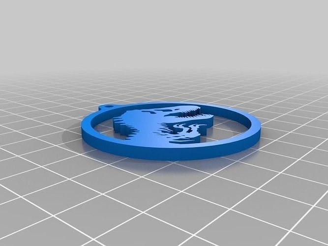 Keychain 3D model 3D printable | CGTrader