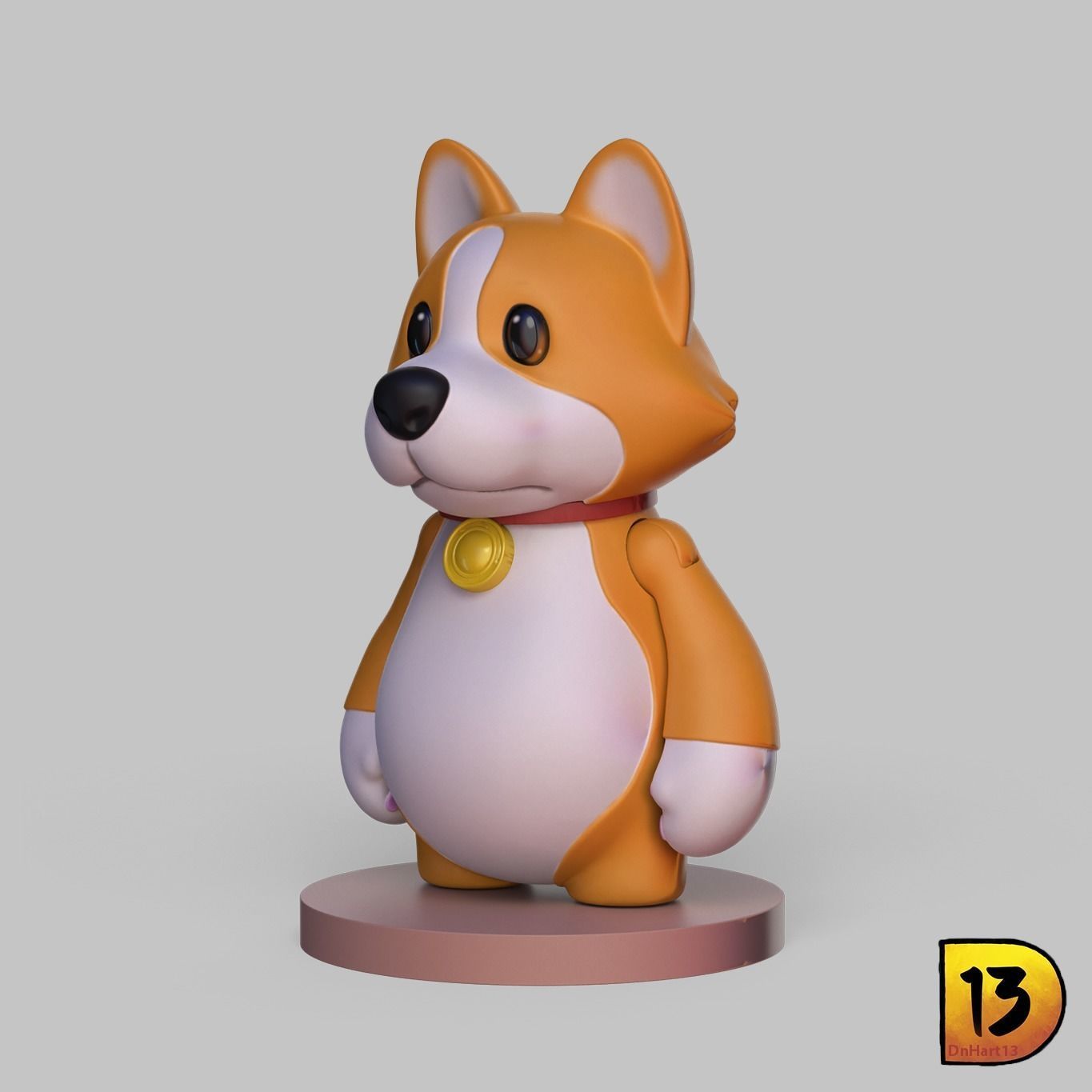 Party Animals Nemo Dog 3D model 3D printable | CGTrader