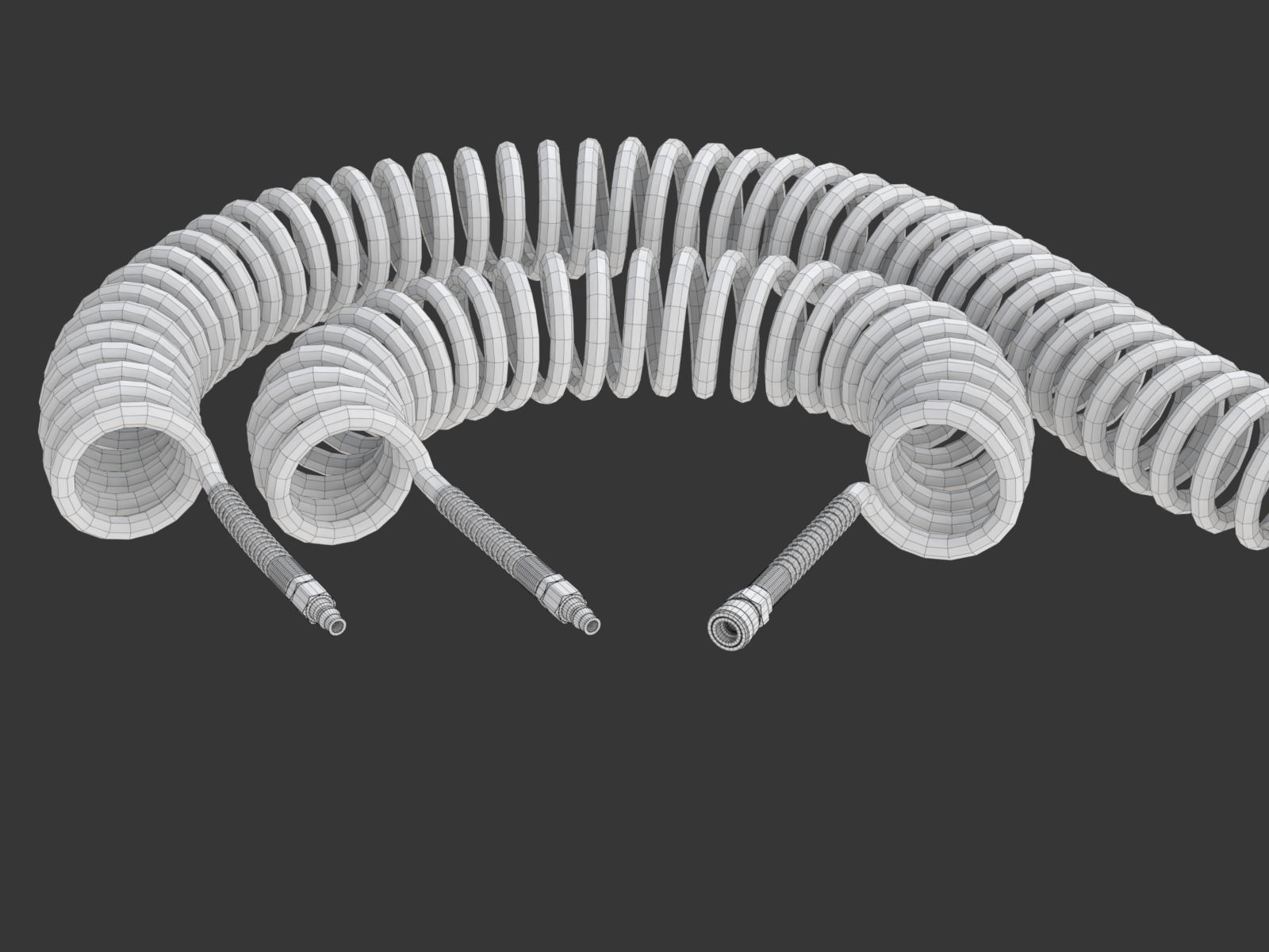 Pneumatic Hose 3D model | CGTrader