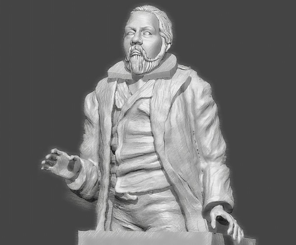 Tycho Brahe 3D model 3D printable | CGTrader