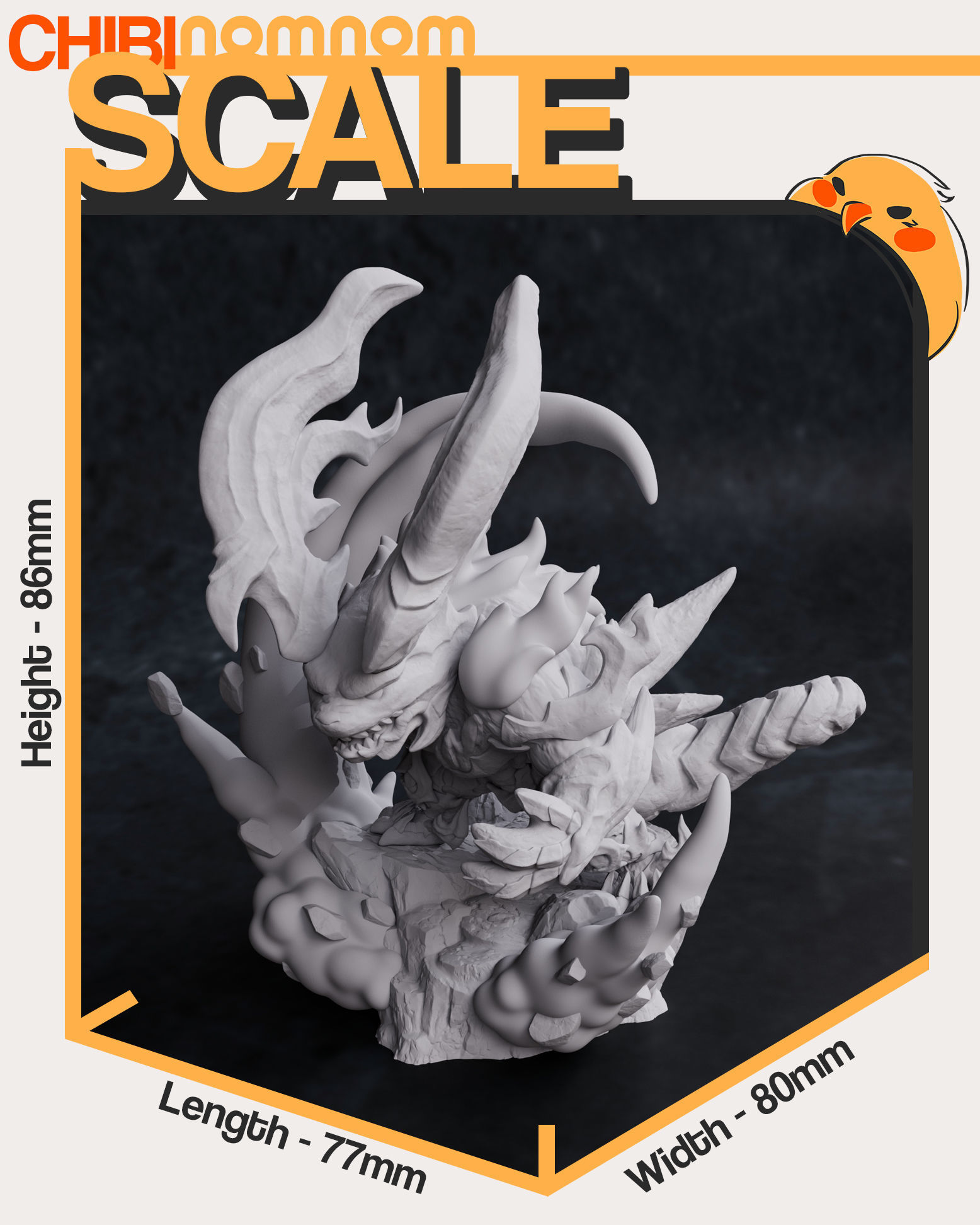 Chibi Ifrit from Final Fantasy XVI 3D model 3D printable | CGTrader