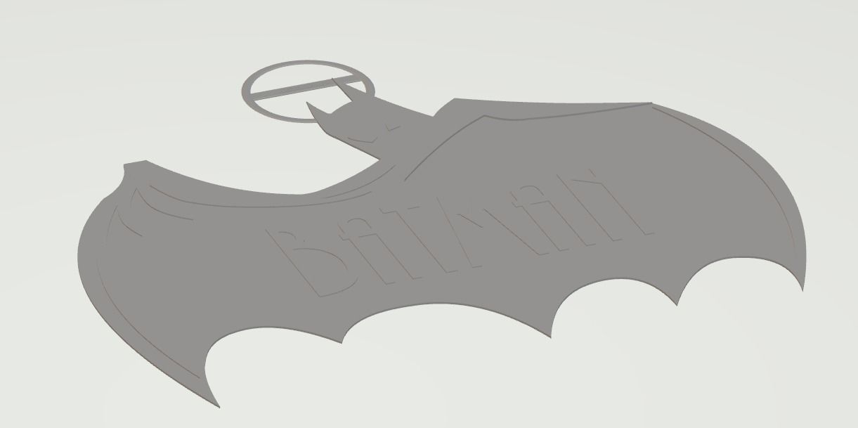 Batman the animated series Logo revision 6 free 3D model 3D printable ...