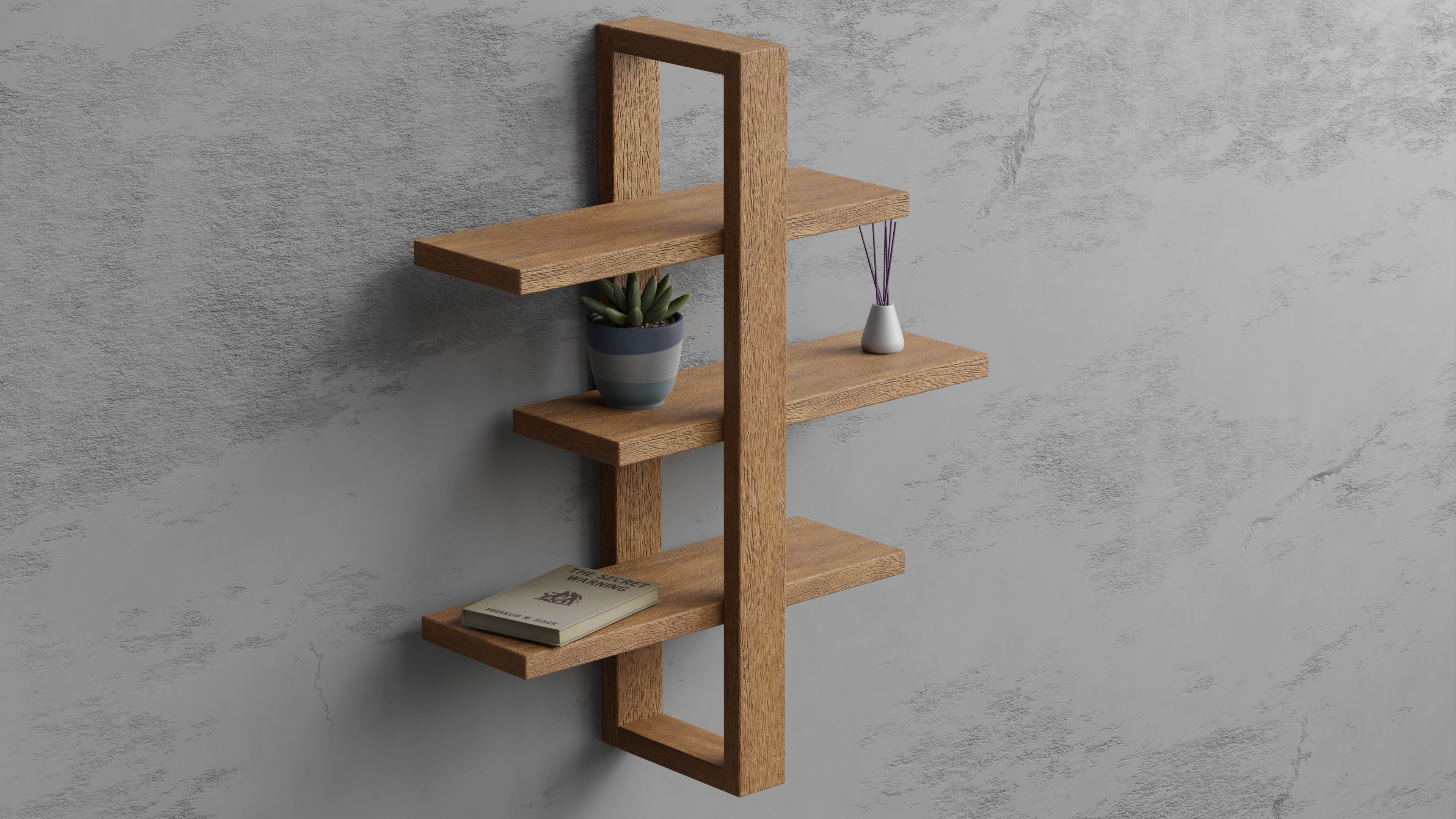 Modern SHelf Design free 3D model | CGTrader