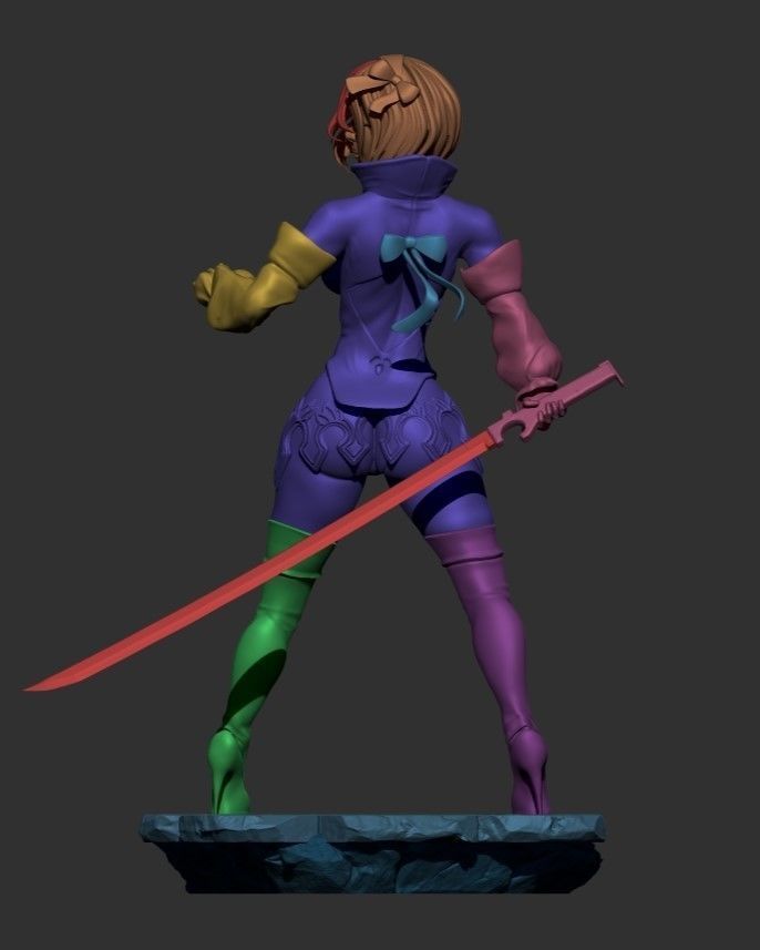 2B - Divergent Battler NSFW 3D model 3D printable | CGTrader