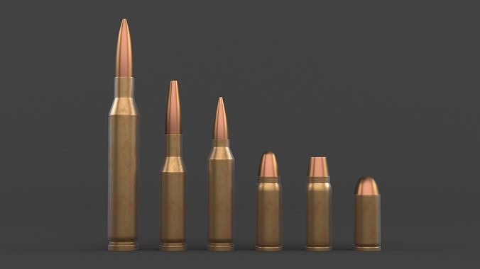 Gun Bullets 3D model | CGTrader