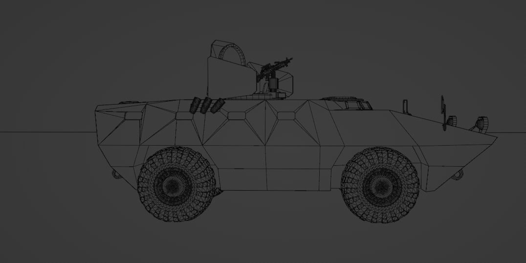 Military APC Fiat 6614 3D model rigged | CGTrader