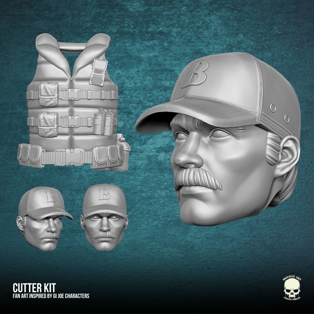 Cutter Fan Art Kit 3D printable File For Action Figures 3D model 3D ...