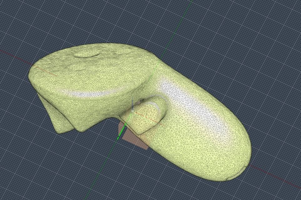 Meta Quest 3 Controller Scanned Model 3D model 3D printable | CGTrader
