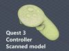 Meta Quest 3 Controller Scanned Model 3D model 3D printable | CGTrader