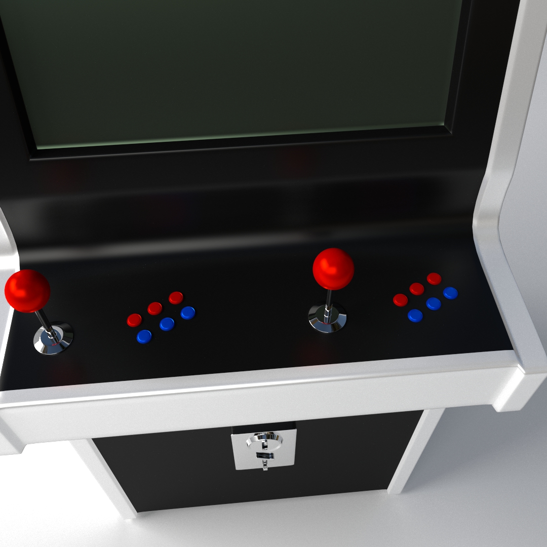 Arcade Machine 3D Model 3DS FBX BLEND DAE | CGTrader.com
