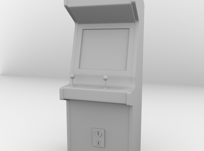 Arcade Machine 3D Model .3ds .fbx .blend .dae - CGTrader.com