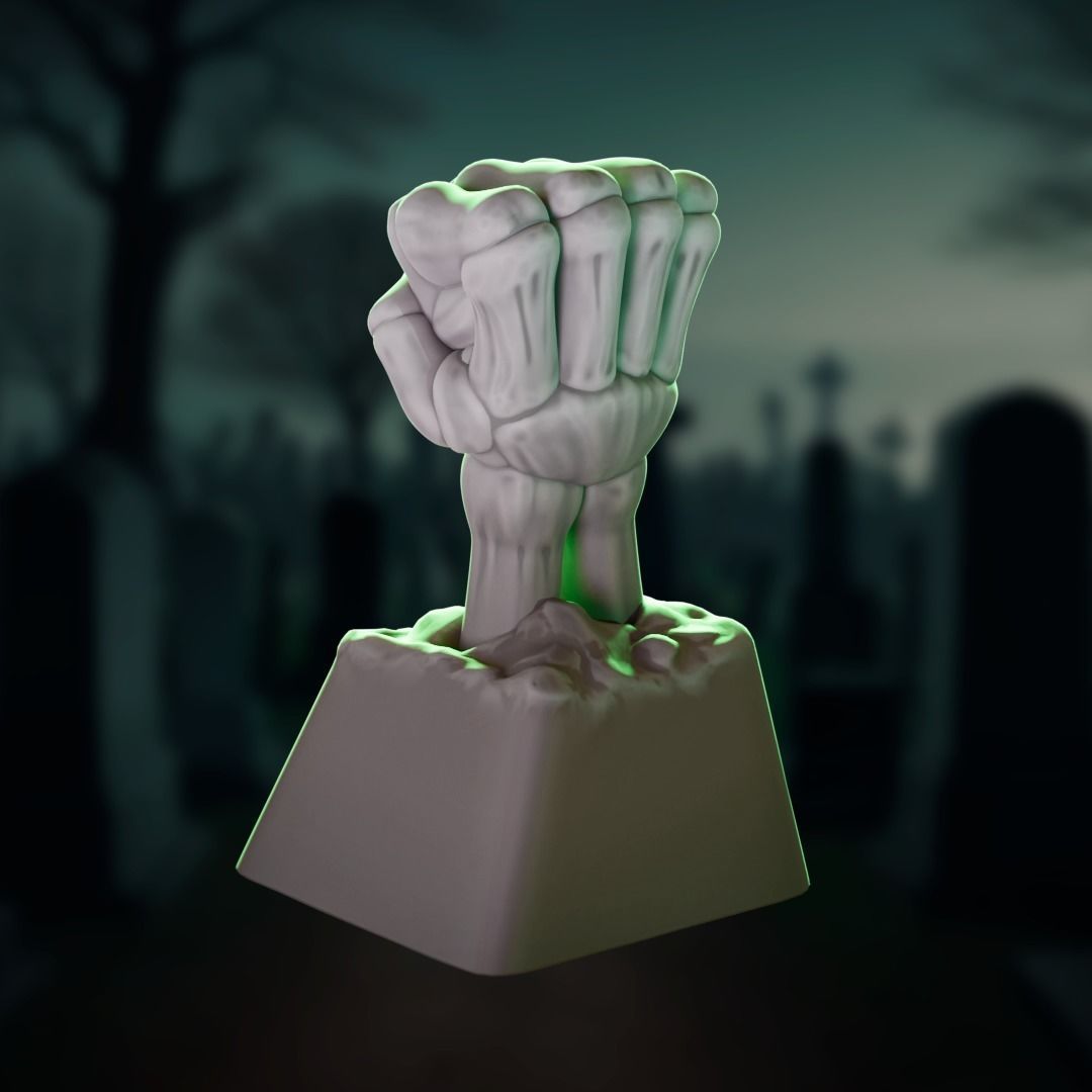 BONE HAND - KEYCAP TO PRINT 3D model 3D printable | CGTrader