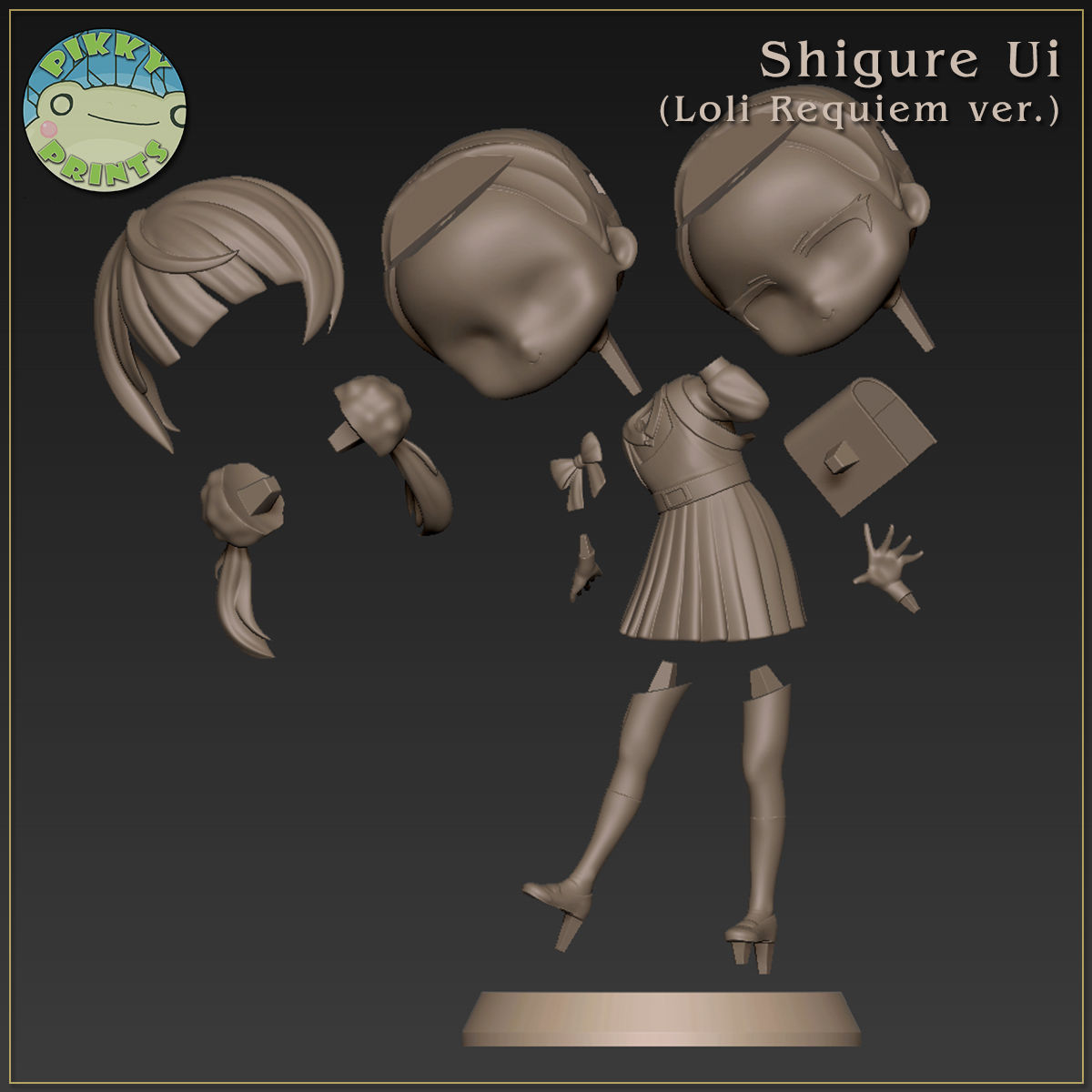 Shigure Ui - Loli Requiem 3D model 3D printable | CGTrader