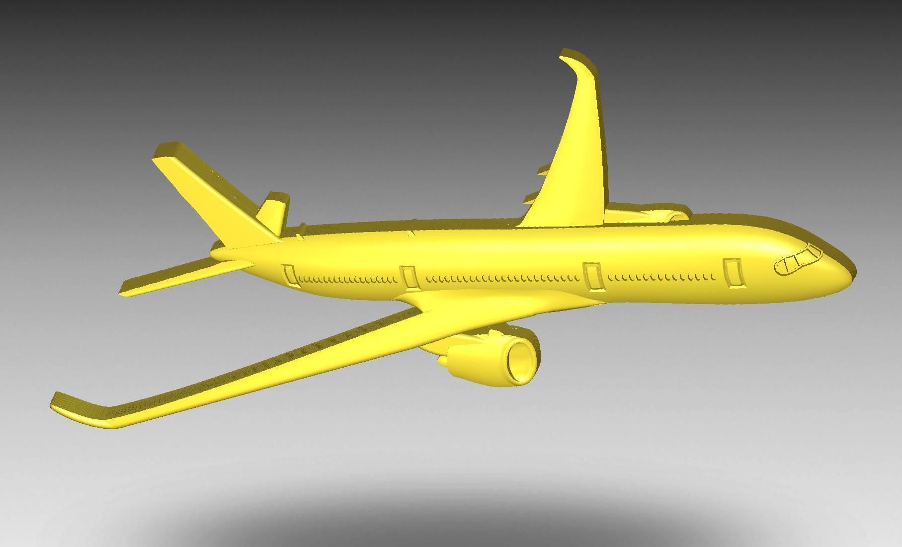 Airbus A350 3D model 3D printable | CGTrader
