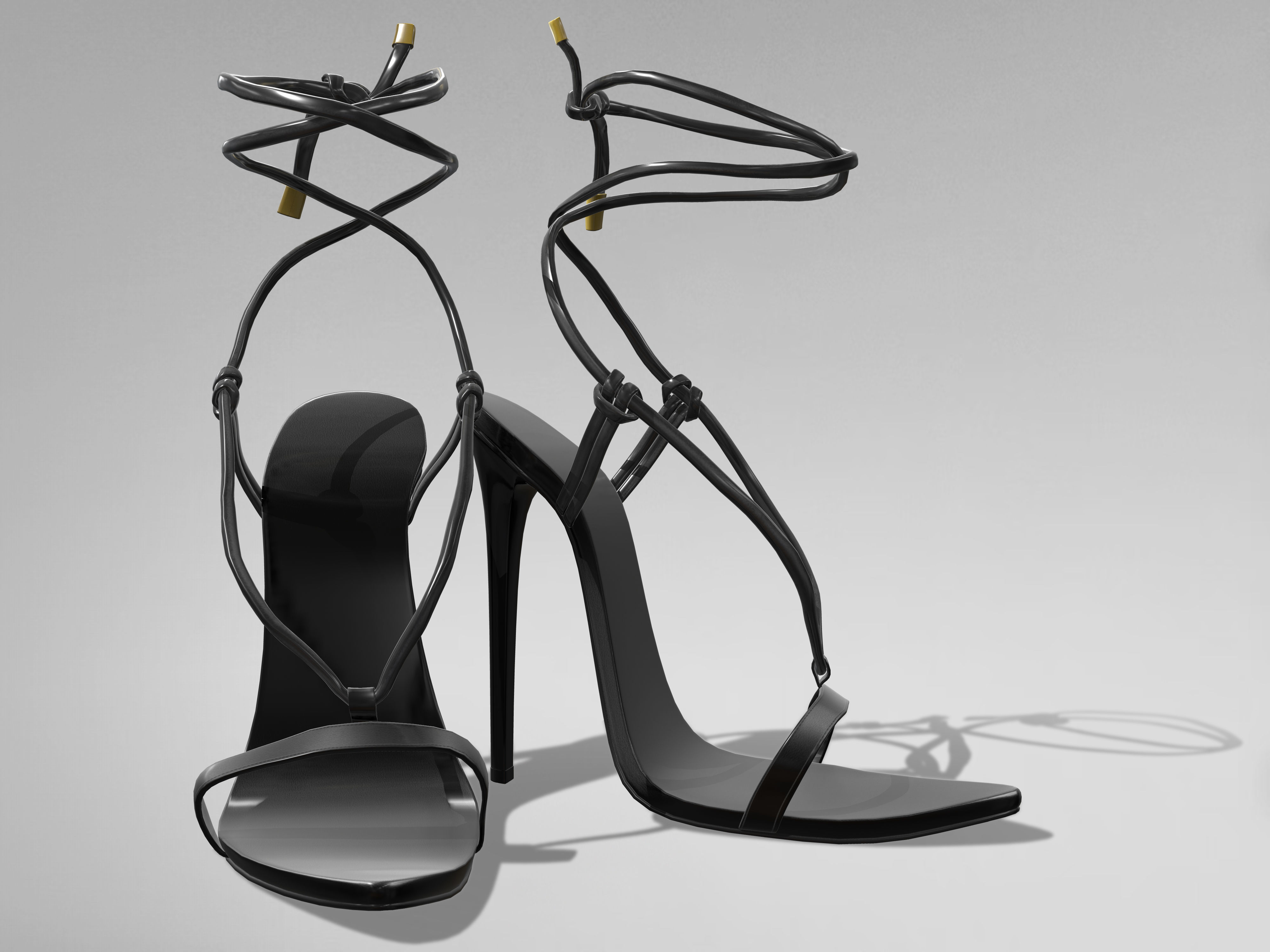 3D model LINA V2 High Heels VR / AR / low-poly | CGTrader