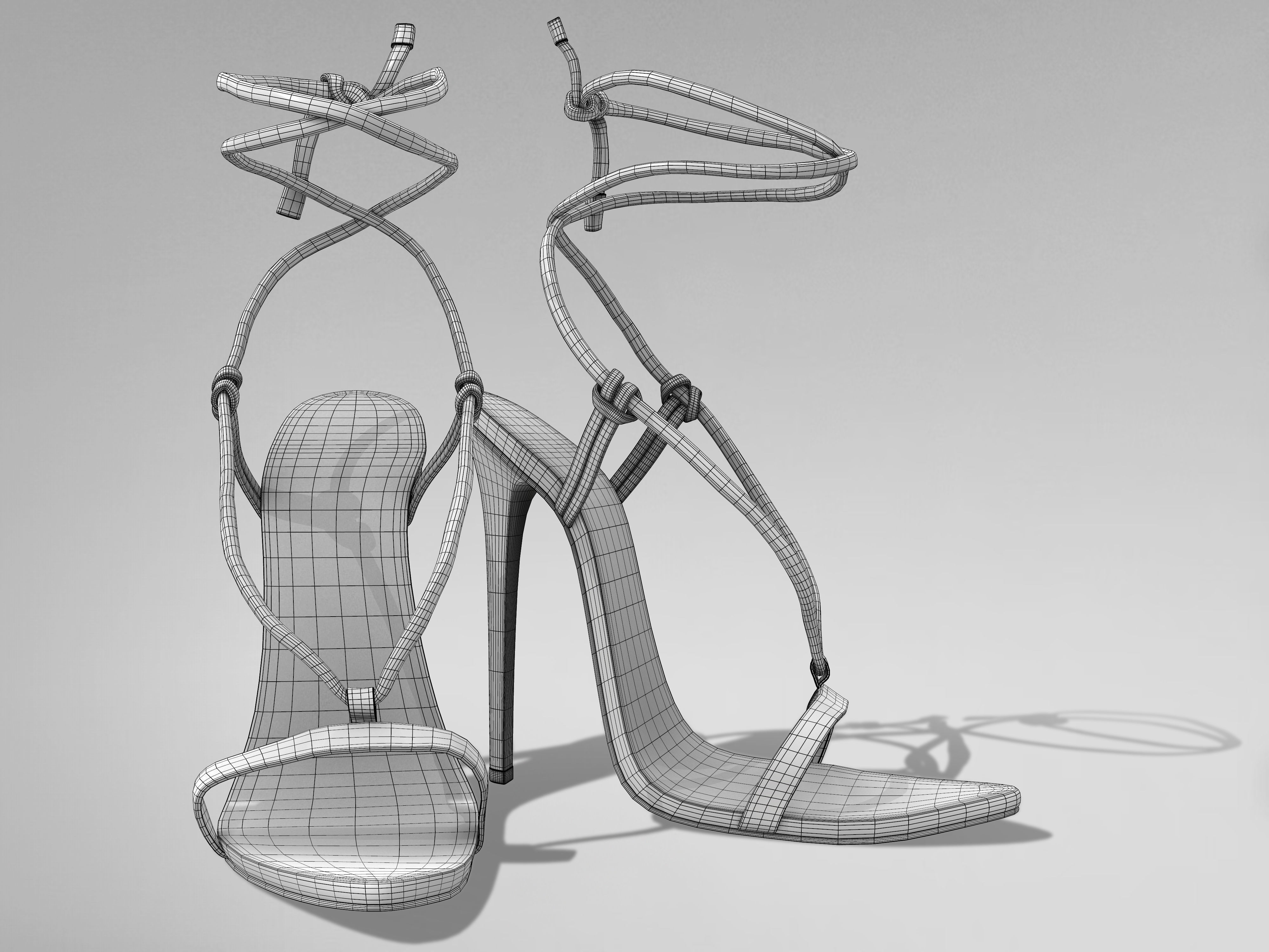 3D model LINA V2 High Heels VR / AR / low-poly | CGTrader