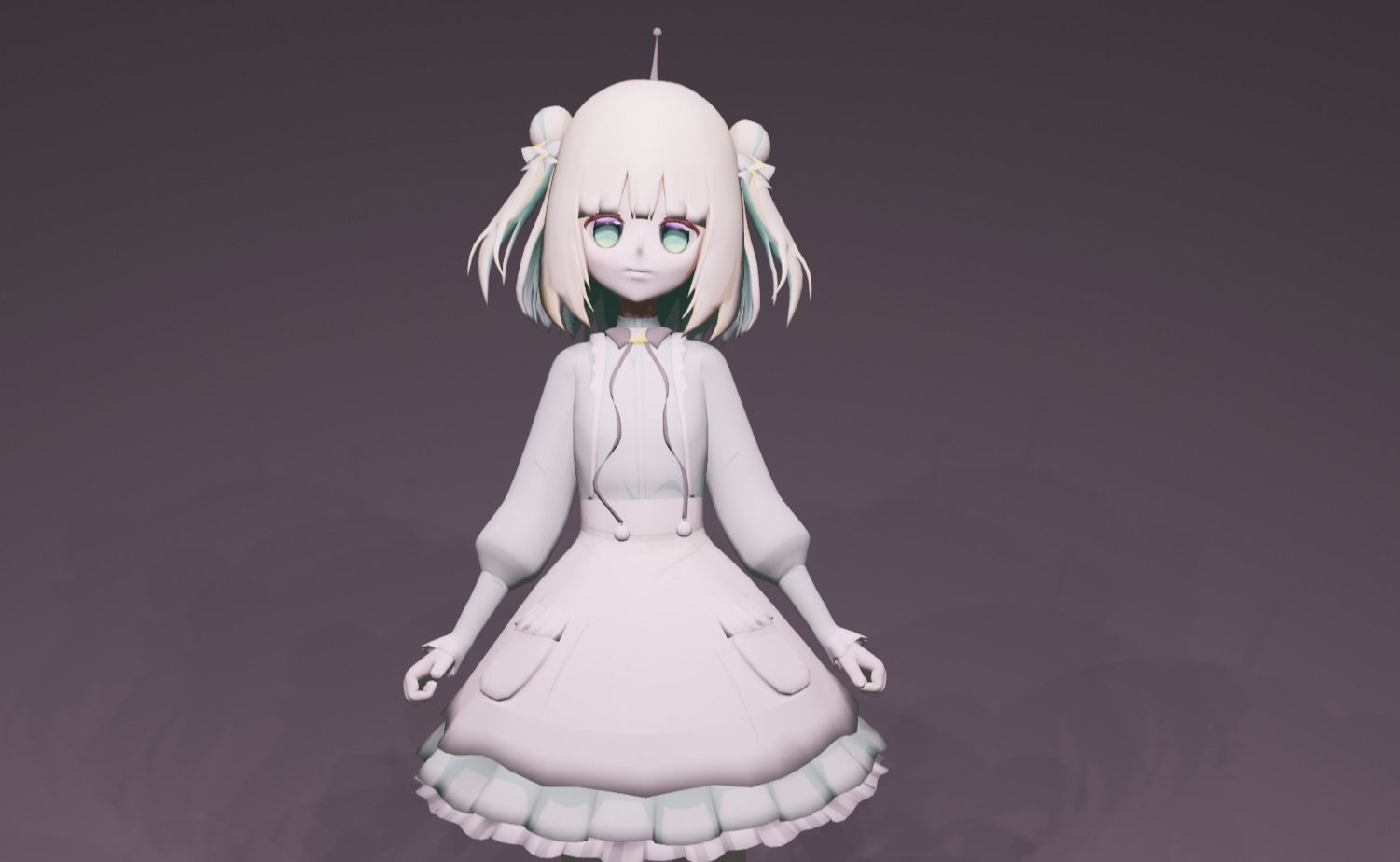 Anime Character - Amano Pikamee 3D model | CGTrader