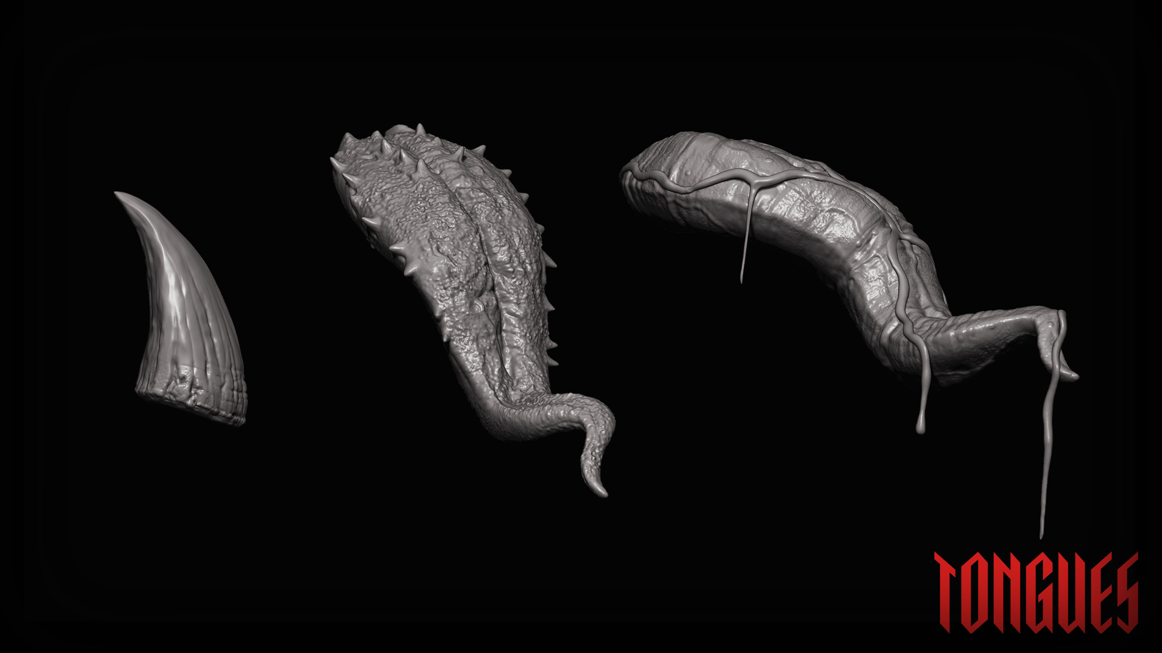 Zbrush and Blender 45 Unholy Brushes Obj Texture | CGTrader