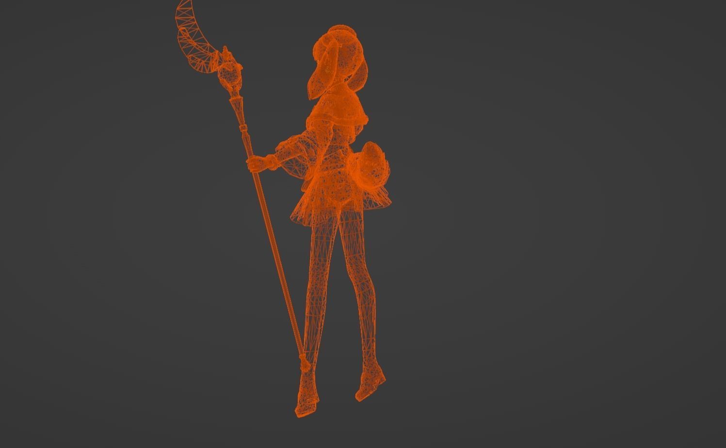 Anime Character - Atelier Escha 3D model | CGTrader