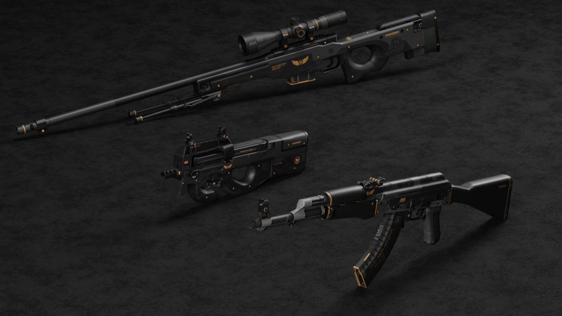 CS2 Elite Build Collection 3D model | CGTrader